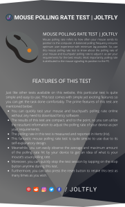Mouse Polling Rate Test | Mouse Test - Joltfly