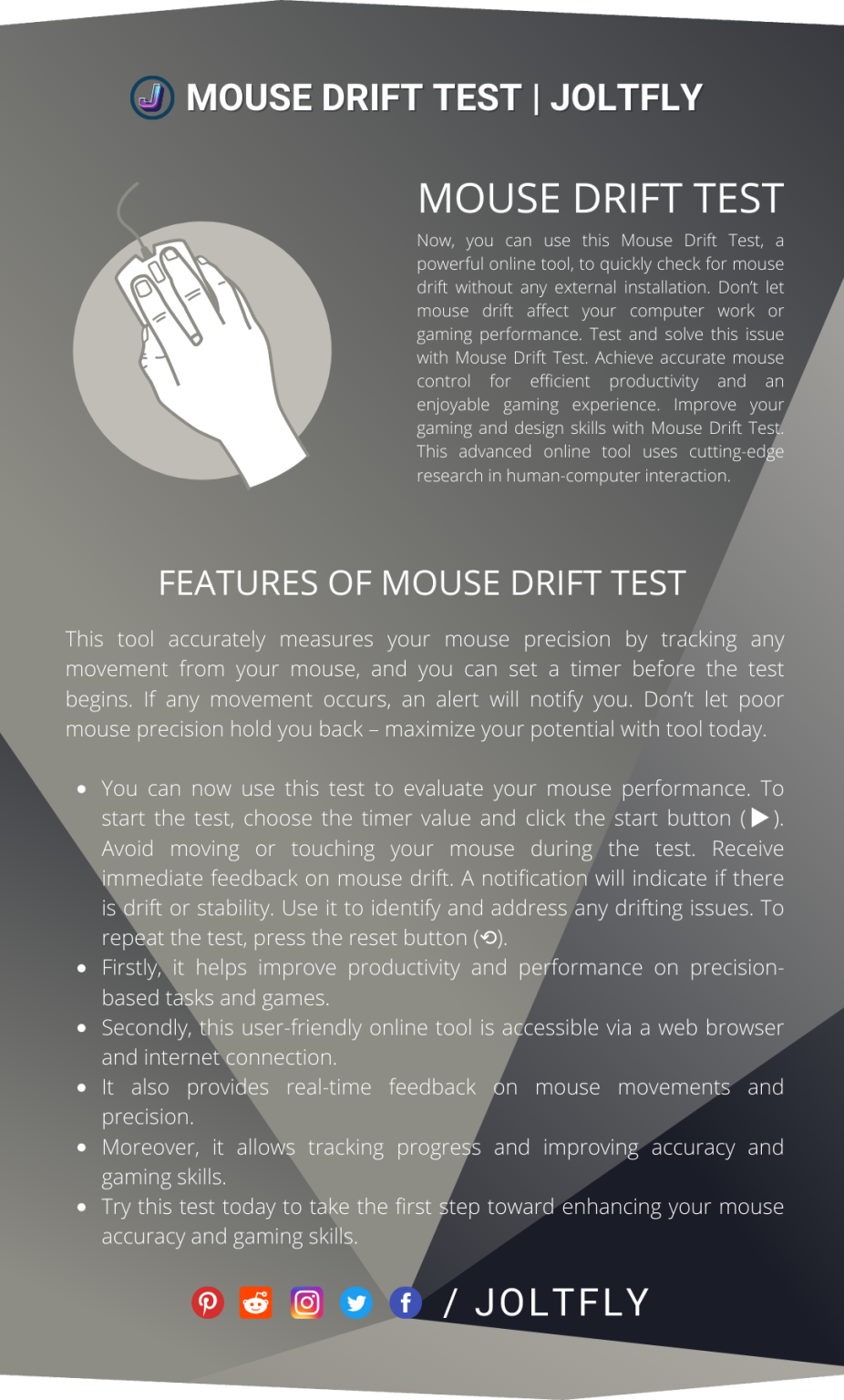 Mouse Drift Test - Joltfly