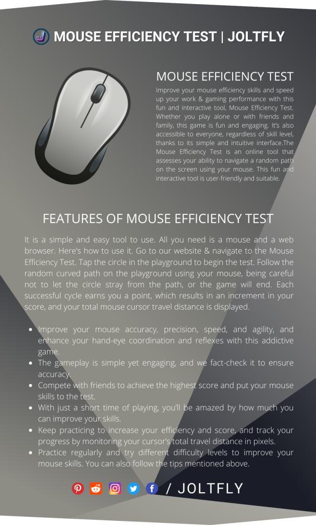 Mouse Efficiency Test - Joltfly