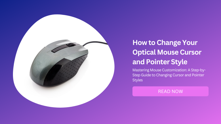How to Change Your Optical Mouse Cursor & Pointer Style - Joltfly