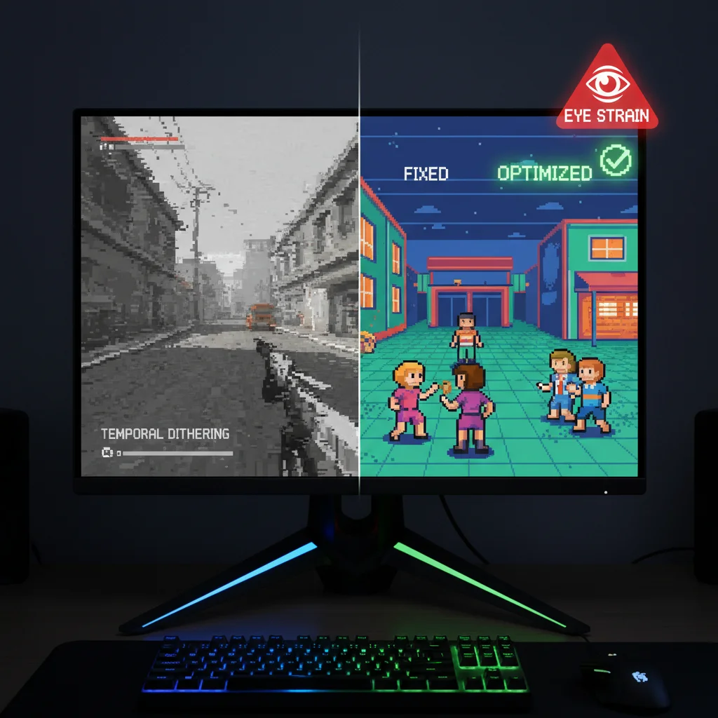 Fix Monitor Temporal Dithering Eye Strain & Boost Gaming Focus - Joltfly